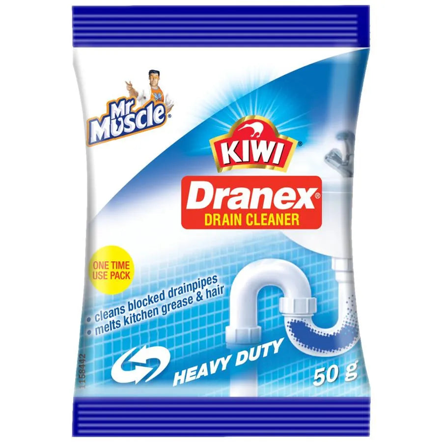 Mr Muscle - Kiwi Dranex Drain Cleaner Powder, 50g – HIBA
