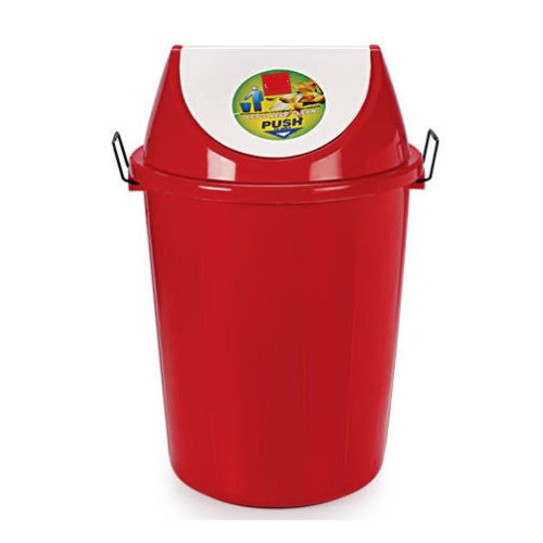 Plastic Dustbin With Swing Lid – HIBA